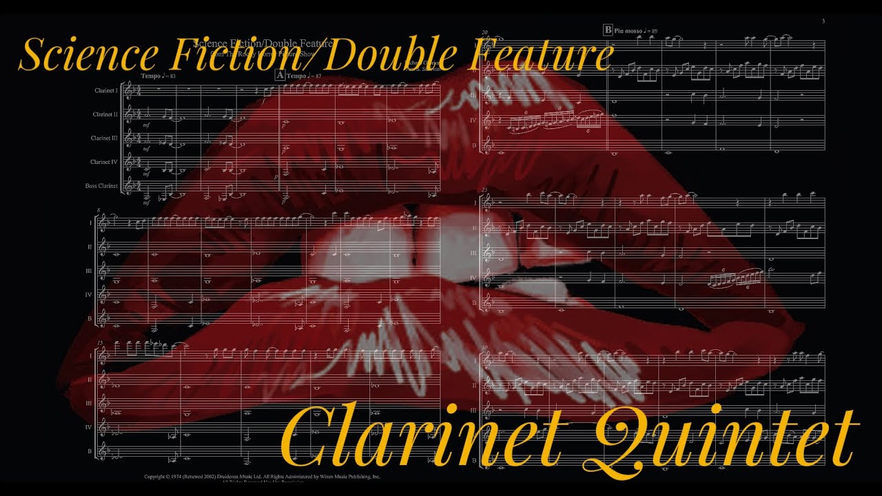 Science Fiction/Double Feature - Clarinet Quintet - YouTube