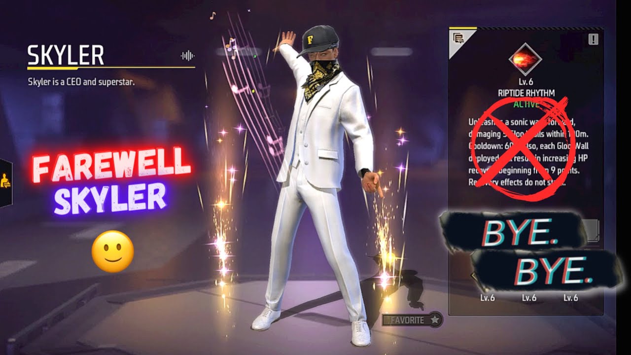 RIP SKYLER 😵 SKYLER ABILITY NERFED OR WHAT !! 🥹 - YouTube