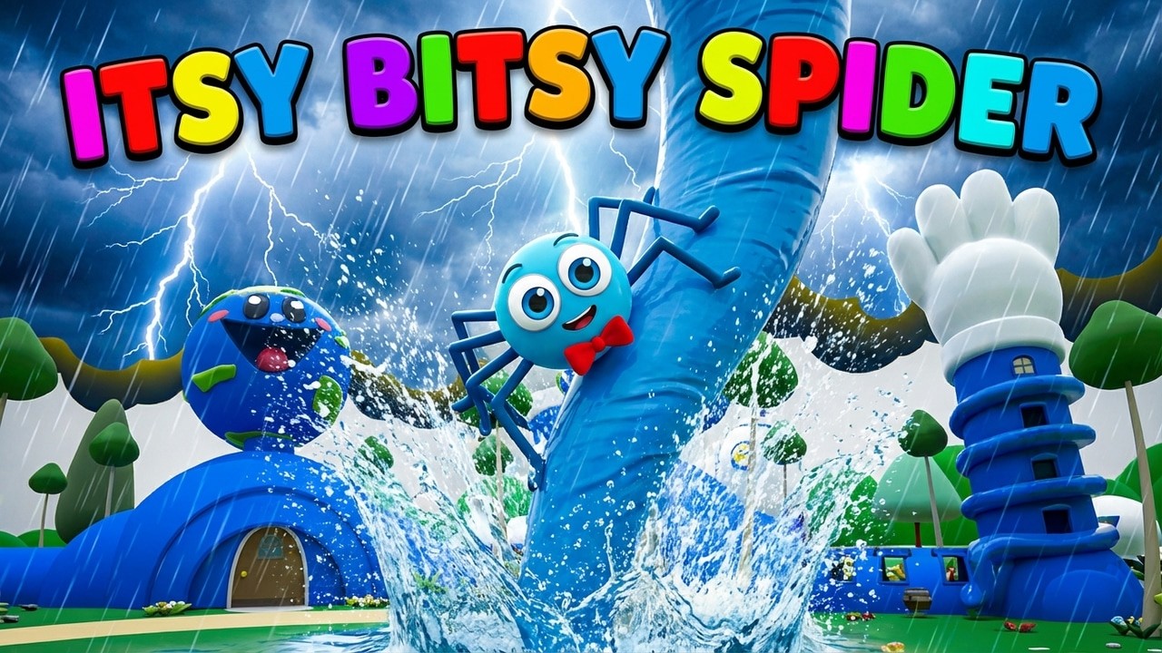 Itsy Bitsy Spider Song 🕷️ | Kids Learning & Singing Along - YouTube