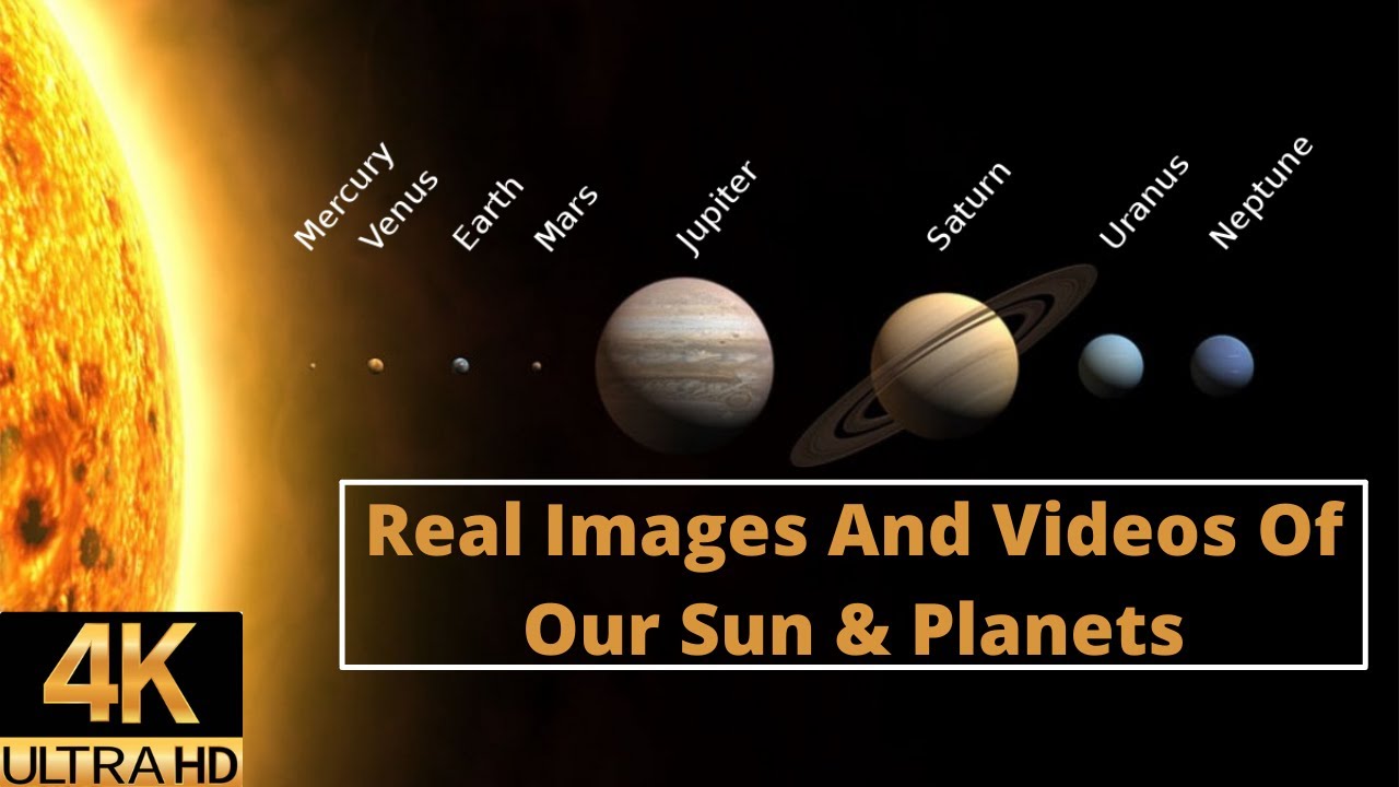 Real Images And Videos Of Our Sun & Planets | 4k - YouTube