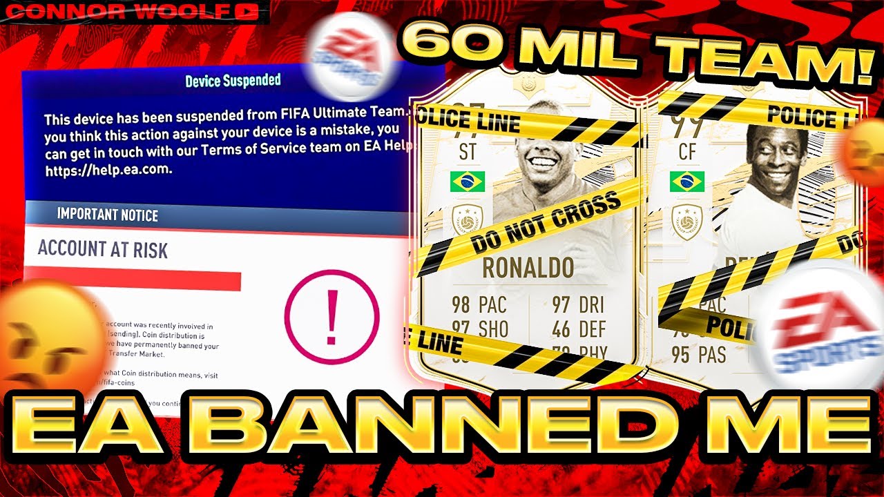 EA BANNED ME ON FIFA 21 ULTIMATE TEAM - YouTube