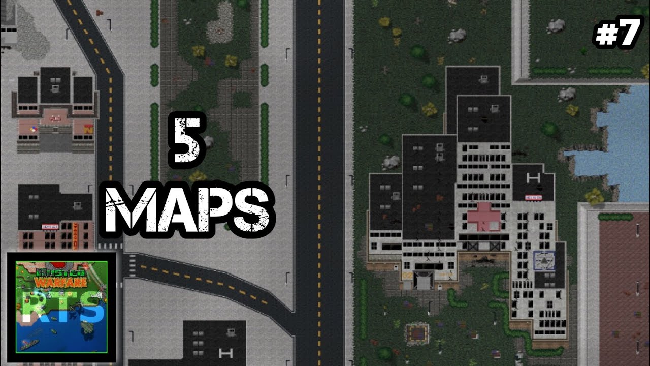 5 MAPS THAT YOU CAN USE! #7 | RUSTED WARFARE! - YouTube