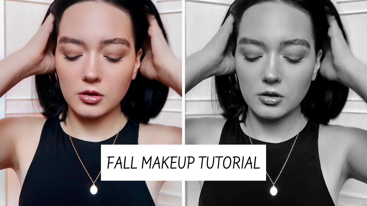 NATURAL FALL MAKEUP TUTORIAL 2019! - YouTube