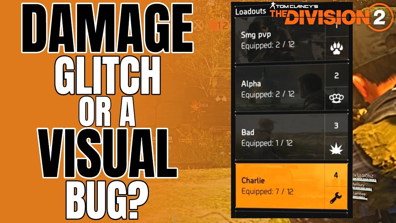 The Division 2 DAMAGE GLITCH! IS IT BACK FROM THE DIVISION? - YouTube