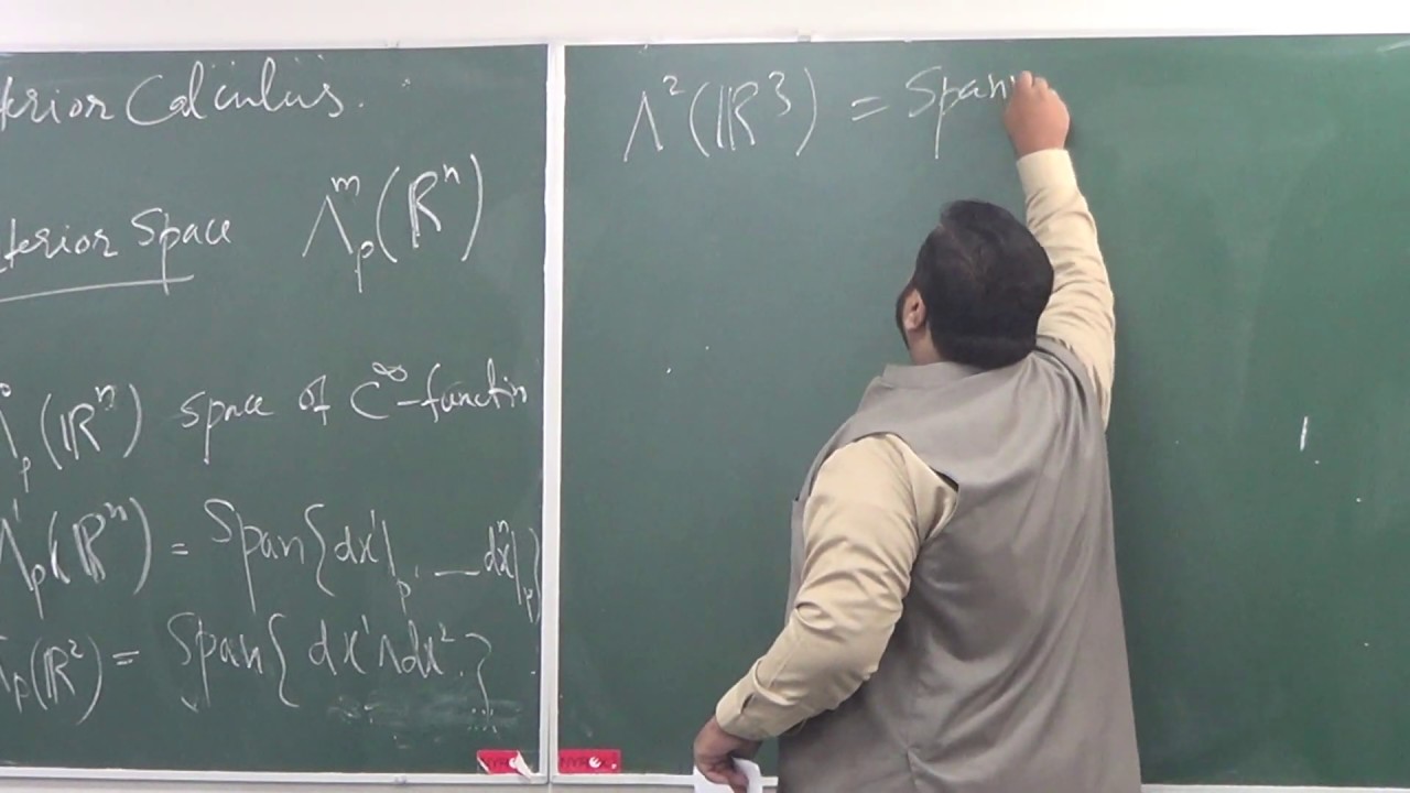 Lecture 10 (Part 1): Exterior spaces; Exterior Calculus; Exterior ...