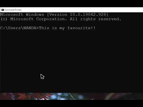 How to change Font Style in command prompt | cmd | Windows 10 - YouTube