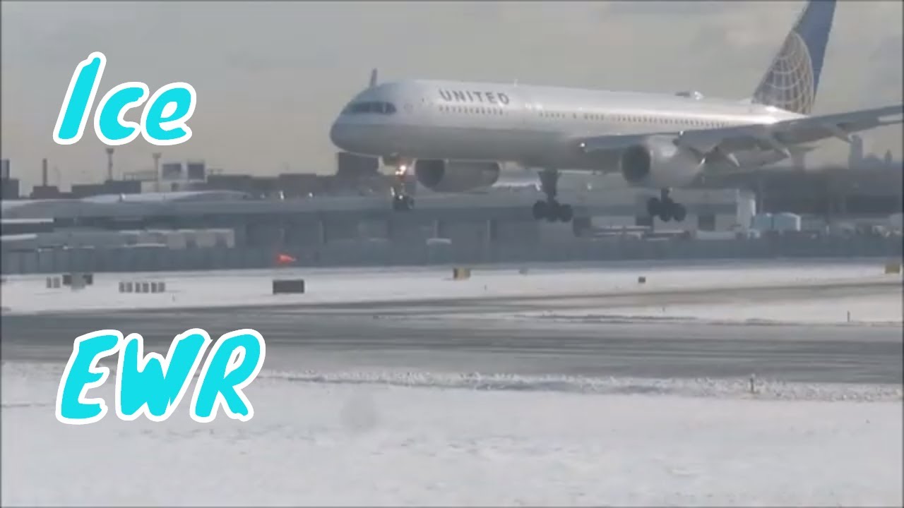 Icy Runway in-flight Palm Beach landing - GeoWolf "Round and Round ...