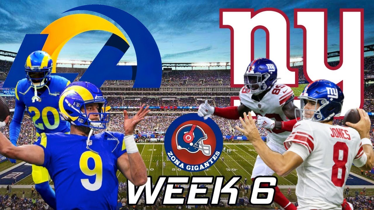 🚨EN VIVO 📺 LOS ANGELES RAMS VS NEW YORK GIANTS | NFL EN ESPAÑOL - YouTube