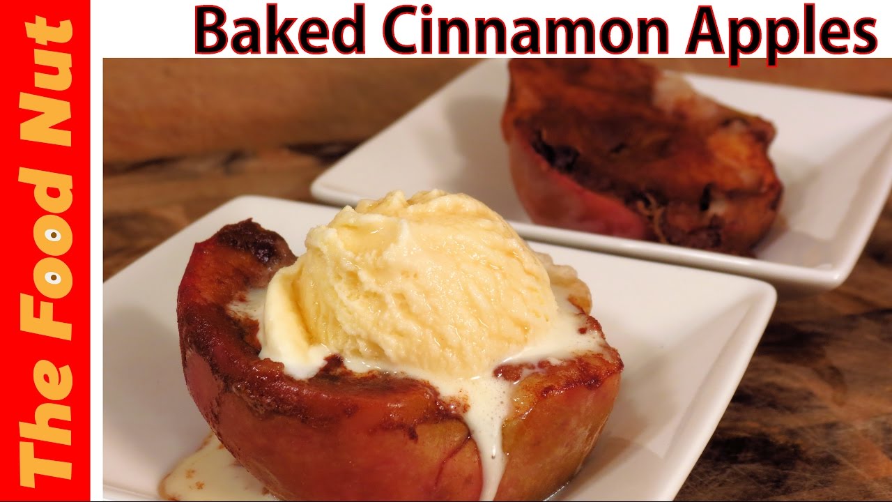 Healthy Baked Cinnamon Apples Recipe In Oven And With No Sugar - Easy ...