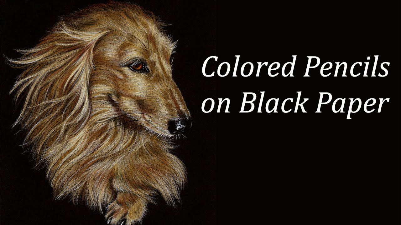 NEW CLASS ANNOUNCEMENT: basics of colored pencils on black paper - YouTube