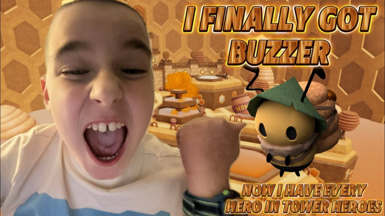Finally Getting Buzzer In Tower Heroes Roblox, I Finally Have Every ...