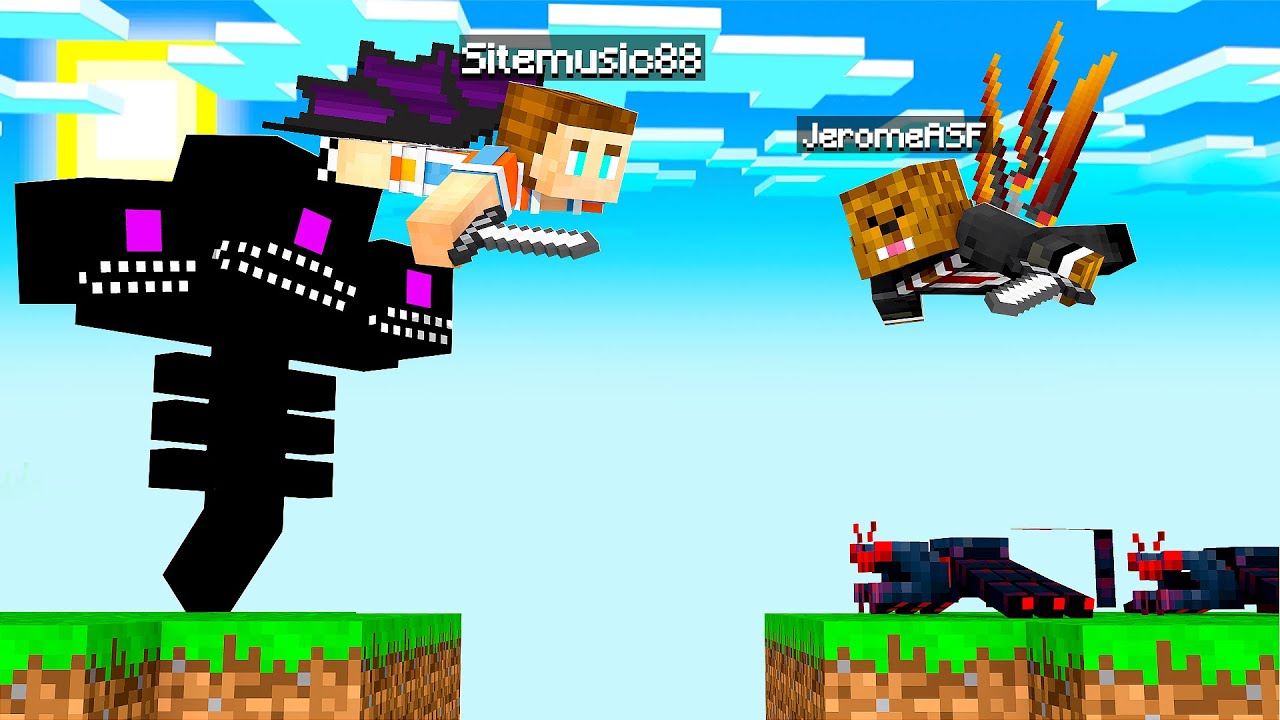 FLYING In Minecraft Monster Island - YouTube