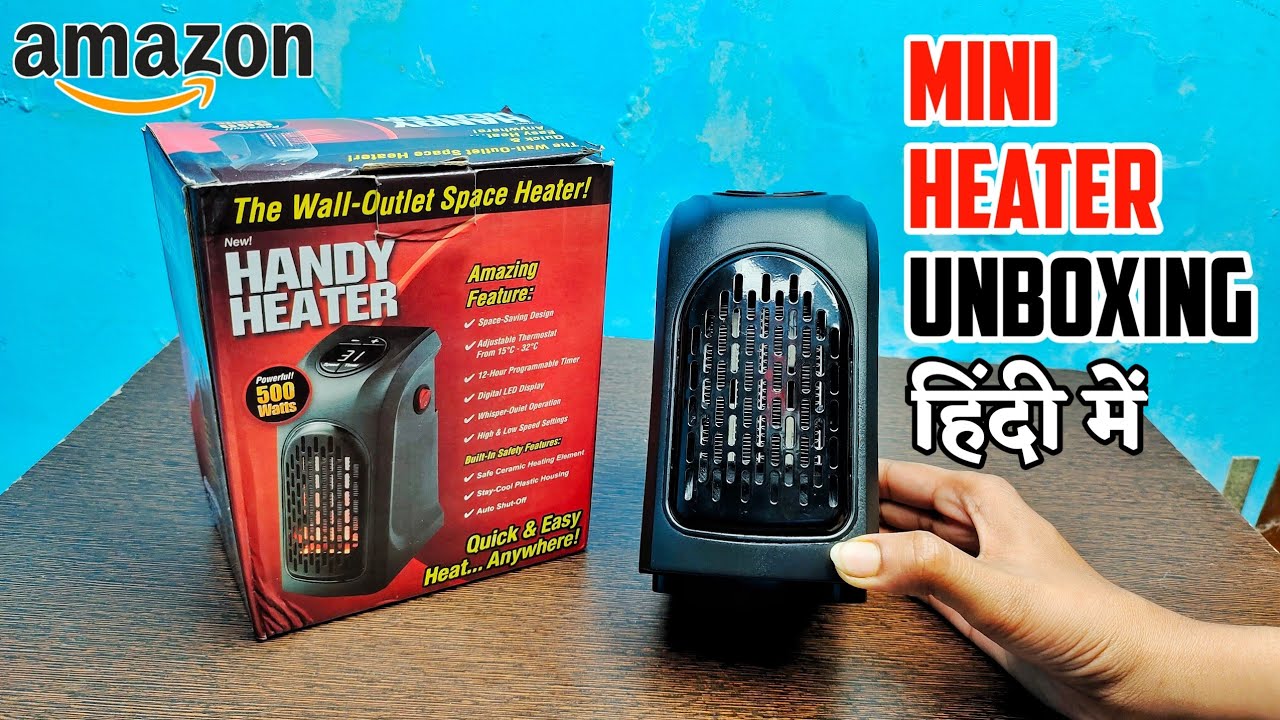 Mini Heater Unboxing | Portable Room Heater | Room Heater Compact Plug ...