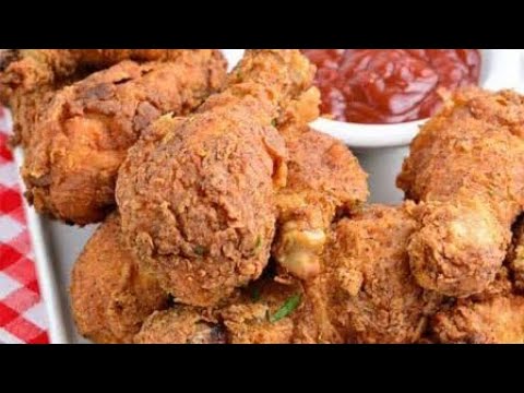 How to make crispy chicken Broast at home/Extra crispy fried chicken ...
