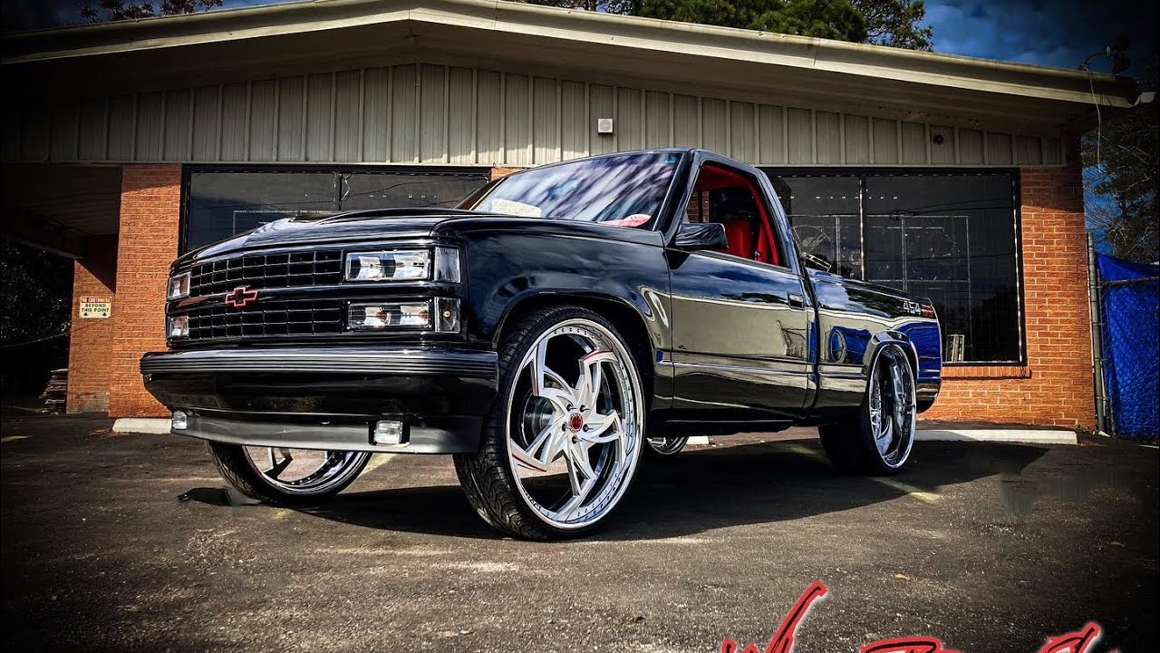 Obs 454 SS on 28s staggered Rucci forged wheels - YouTube