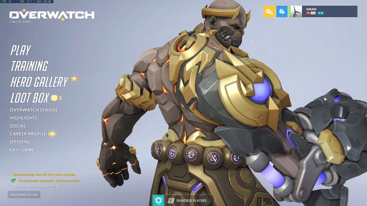Overwatch 2020 Unlock Bear Mei, Thunder Doomfist and boxes - YouTube
