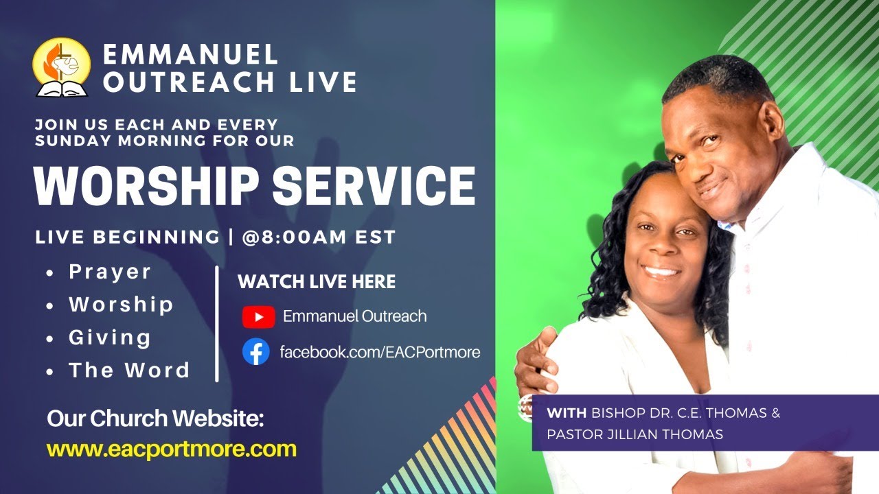 Live | EAC Worship Service | 16 May 2021 | EAC Portmore - YouTube