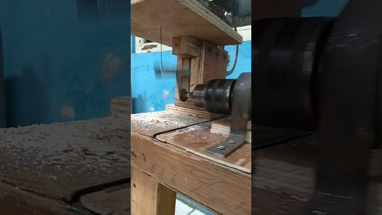 Scroll saw homemade - YouTube