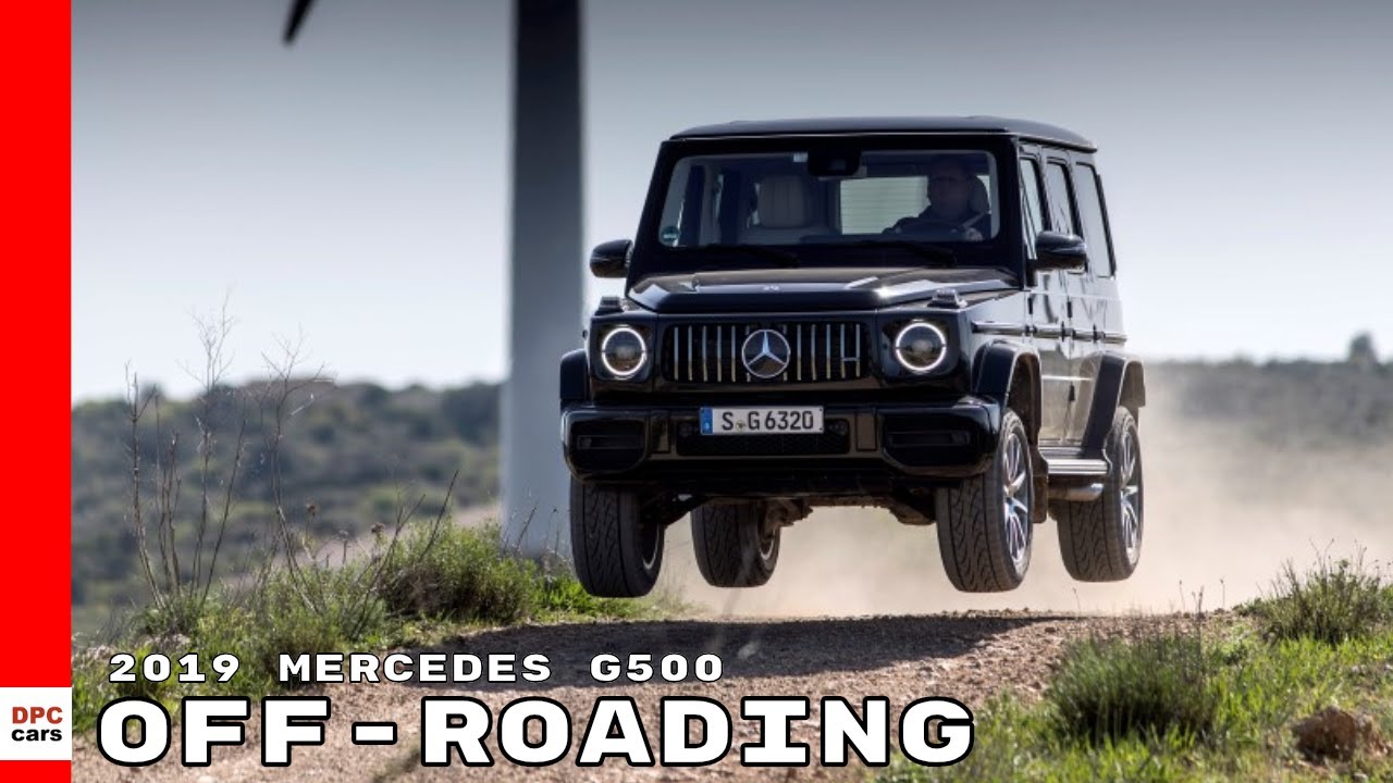 2019 Mercedes G500 Black Off Roading - YouTube