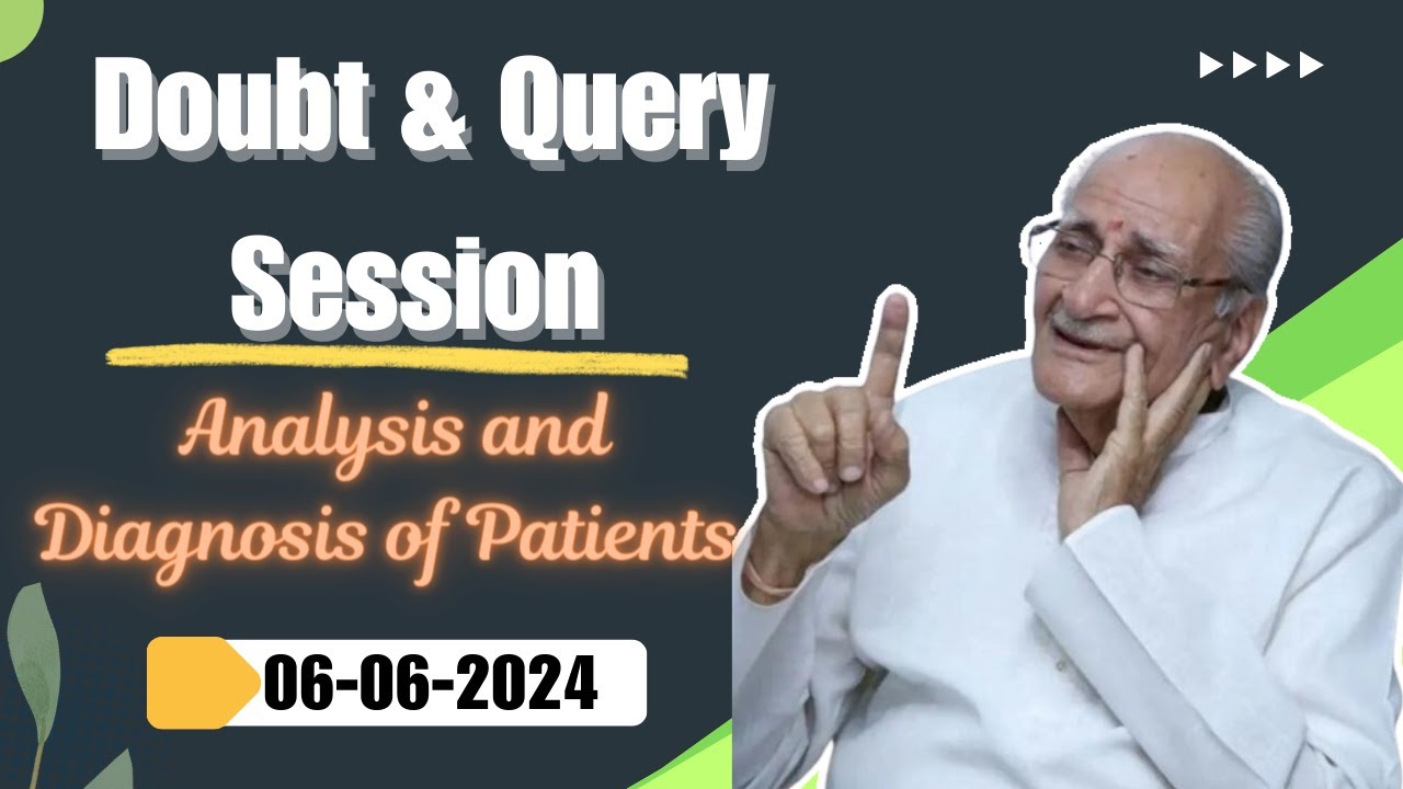 Doubt & Query Session - Analysis and Diagnosis of Patient - YouTube