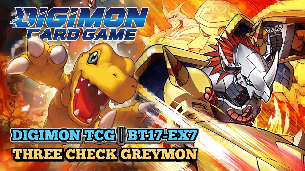 Digimon TCG | BT17-EX7 | 3 Check Greymon - Playing Greymon a Different ...