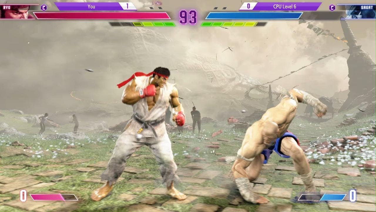Street Fighter 6 - Ryu vs Sagat - YouTube