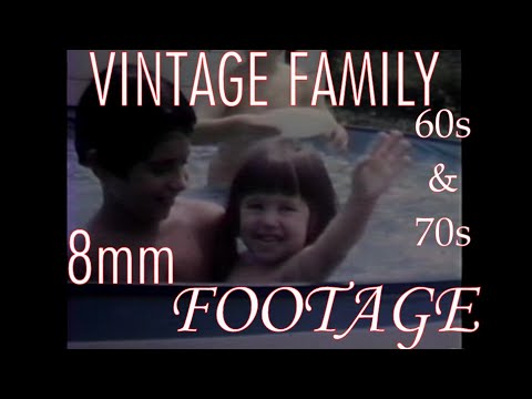 Vintage 60s & 70s Family 8mm Footage Compilation Video Archives Series