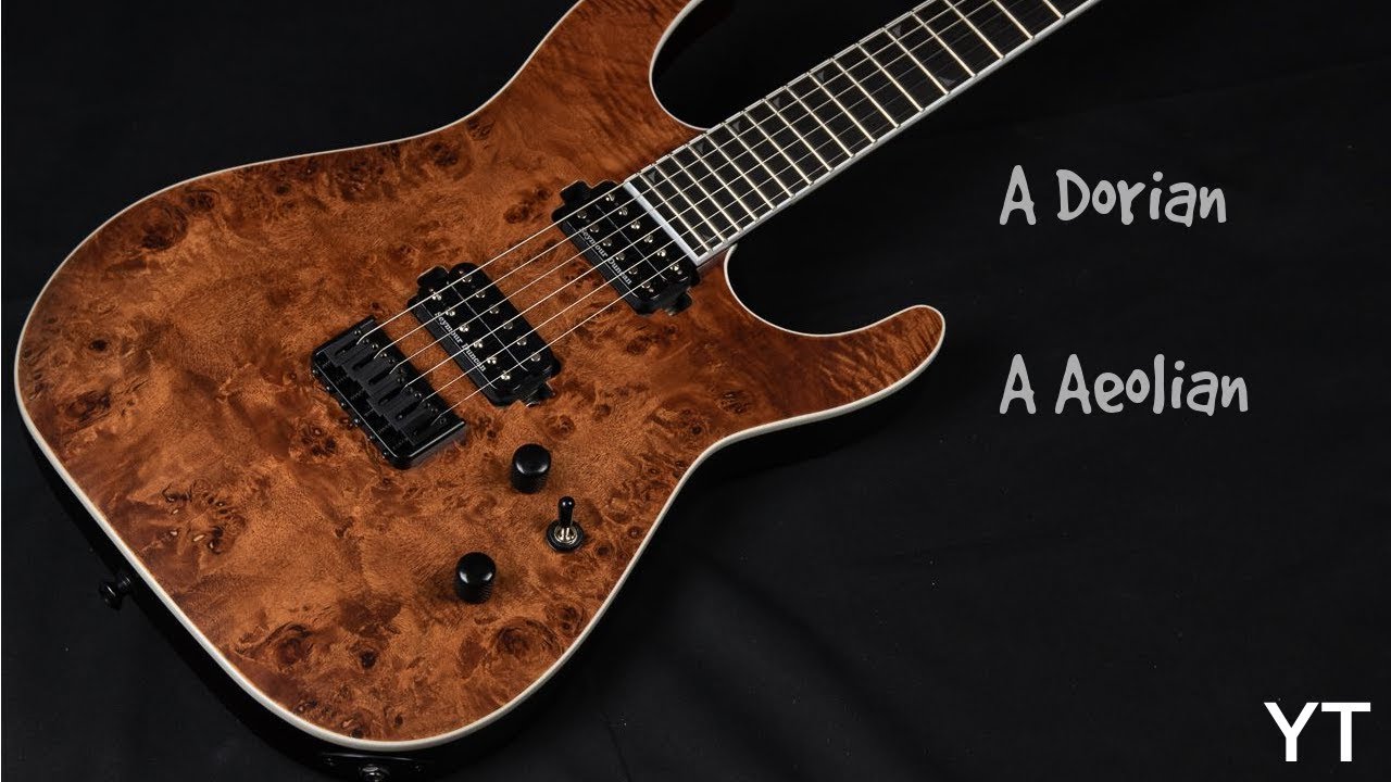 80's Electro Rock Fusion Backing Track A Minor | A Dorian - YouTube