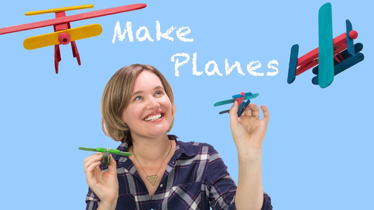 How to Make a Toy Airplane | Fun DIY Craft for Kids - YouTube
