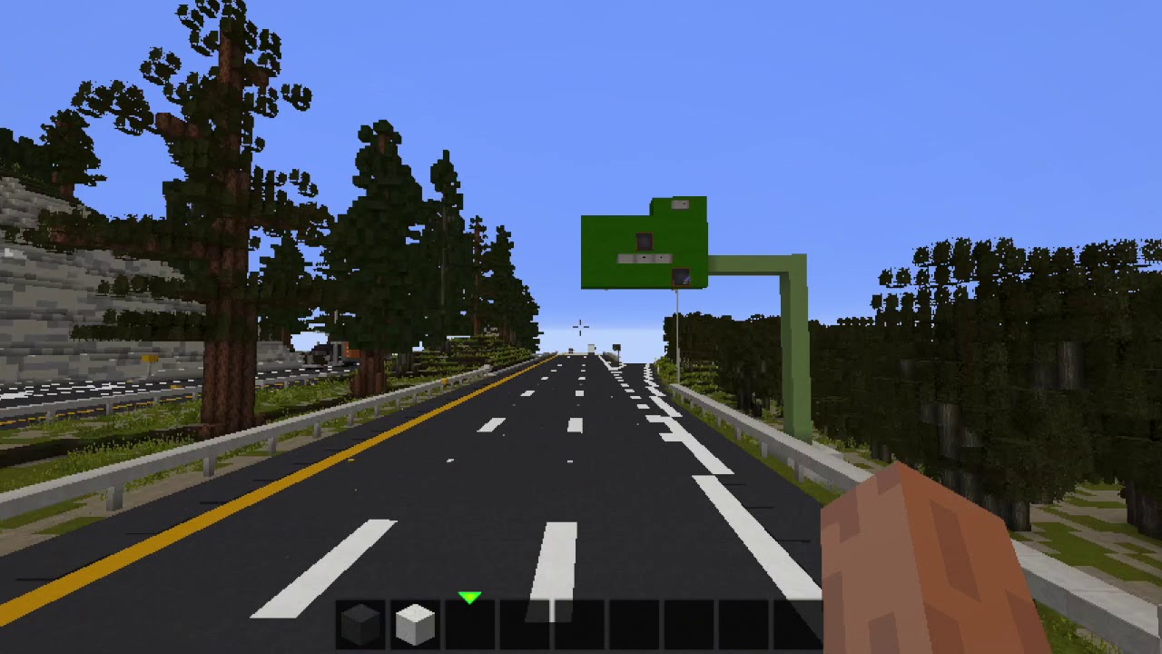 Minecraft Huntington City - F-405 Bay Freeway to Central Boulevard ...