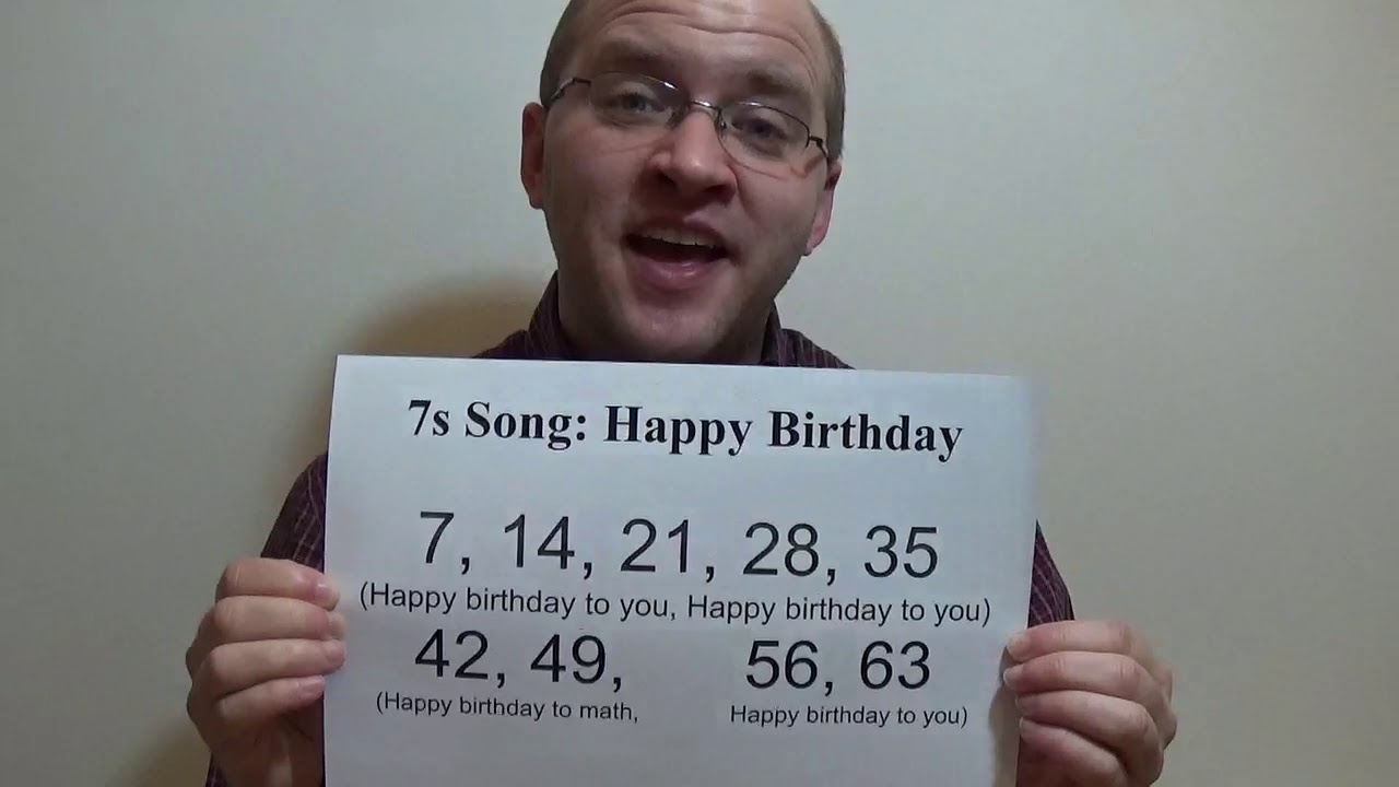 Skip Count 7s Song - YouTube