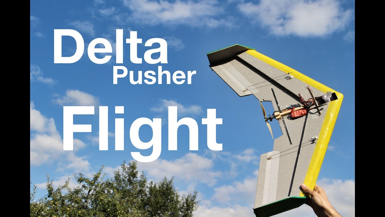 Delta Pusher Wing | Flight Video (HD) - YouTube
