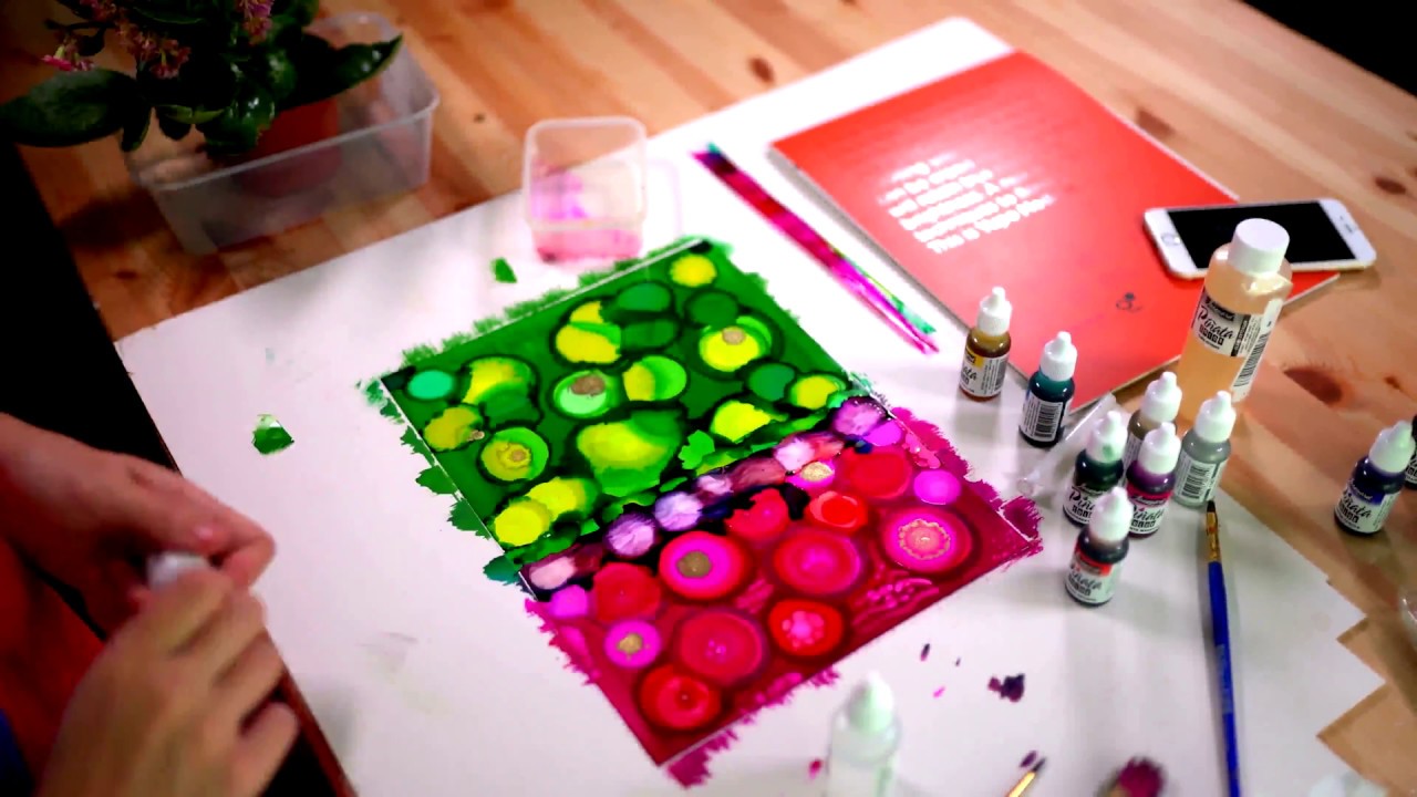 Alcohol Ink Tutorial | In 4K ! - YouTube