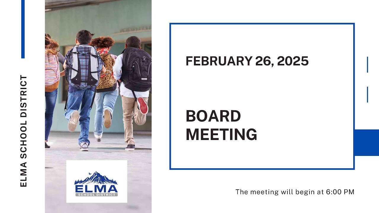 Elma School Board Mtg - February 26, 2025 - YouTube