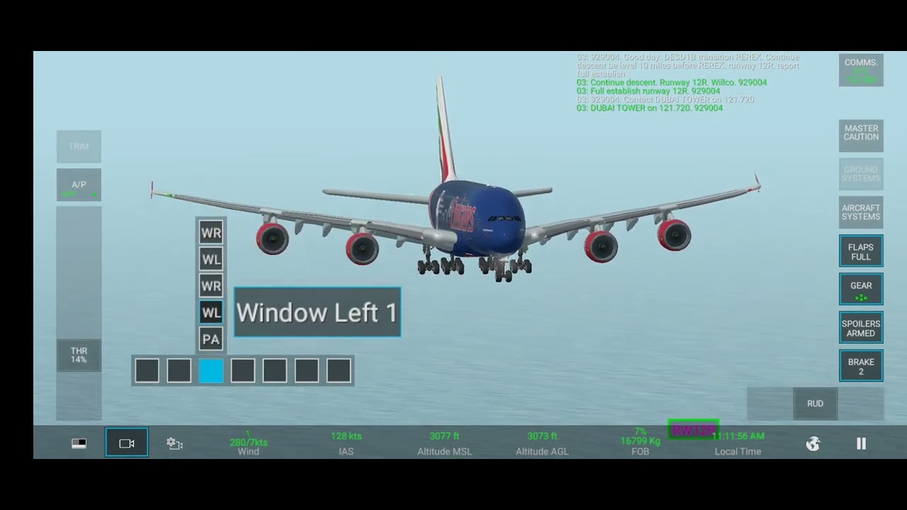 RFS-Real Flight Simulator Airbus A380-800 Emirates Toronto Intl to ...