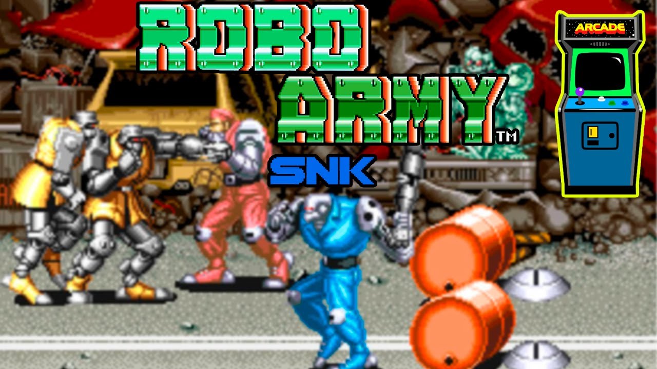 ROBO ARMY (FLIPERAMA) Jogando ROBO ARMY Até Zerar-Jogo do ROBO ARMY ...