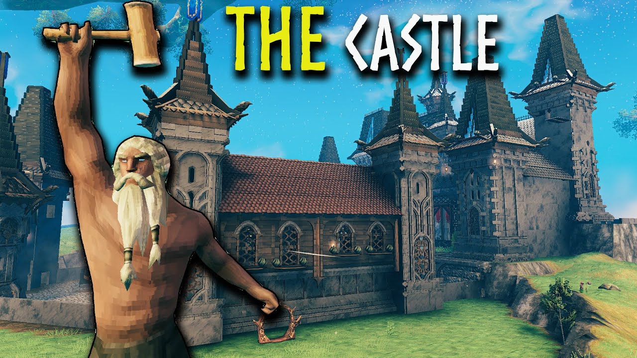 The Castle | Valheim Ashland building pieces #10 - YouTube