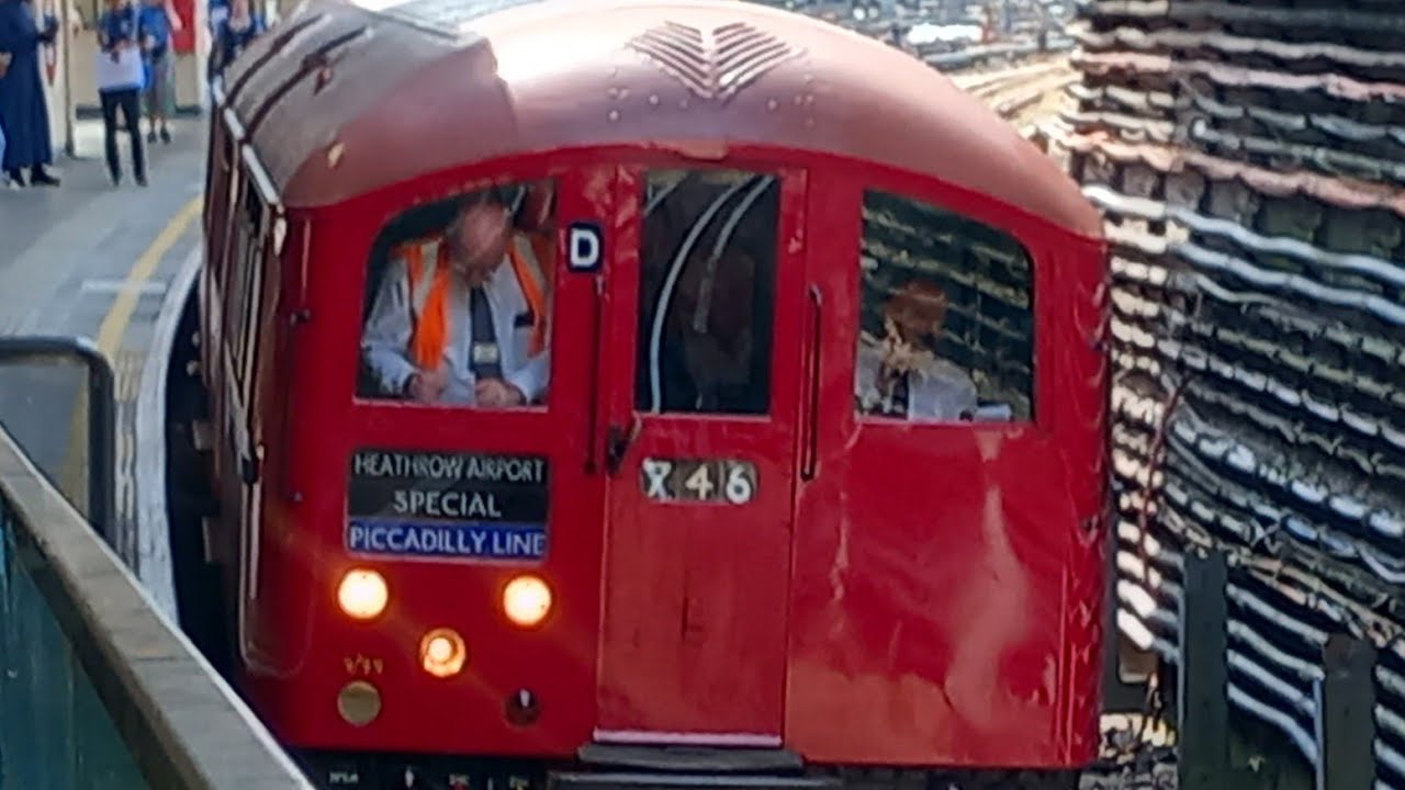 1938 Stock Tube Train Departing Acton Town - YouTube
