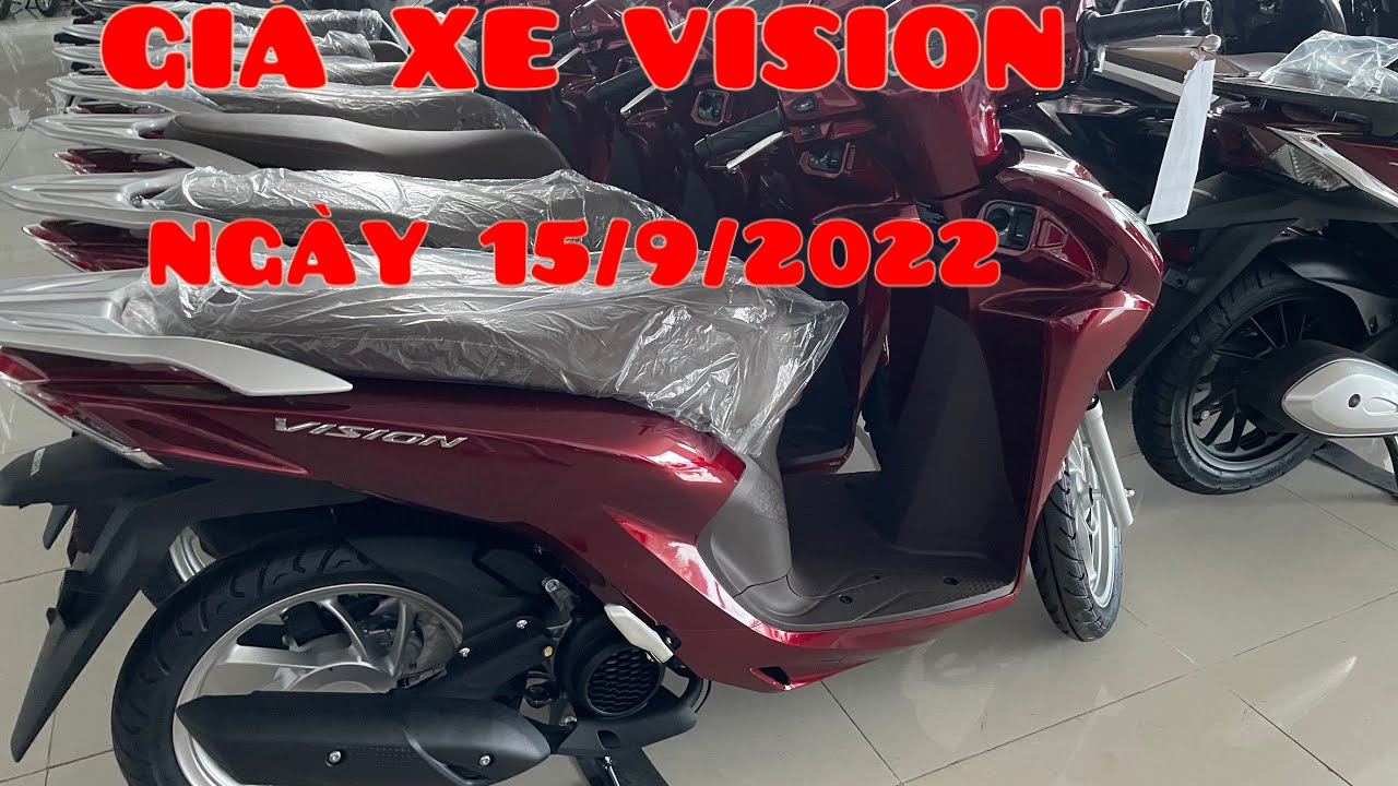 Giá xe Honda vision mới nhất ngày 15/9/2022 - YouTube
