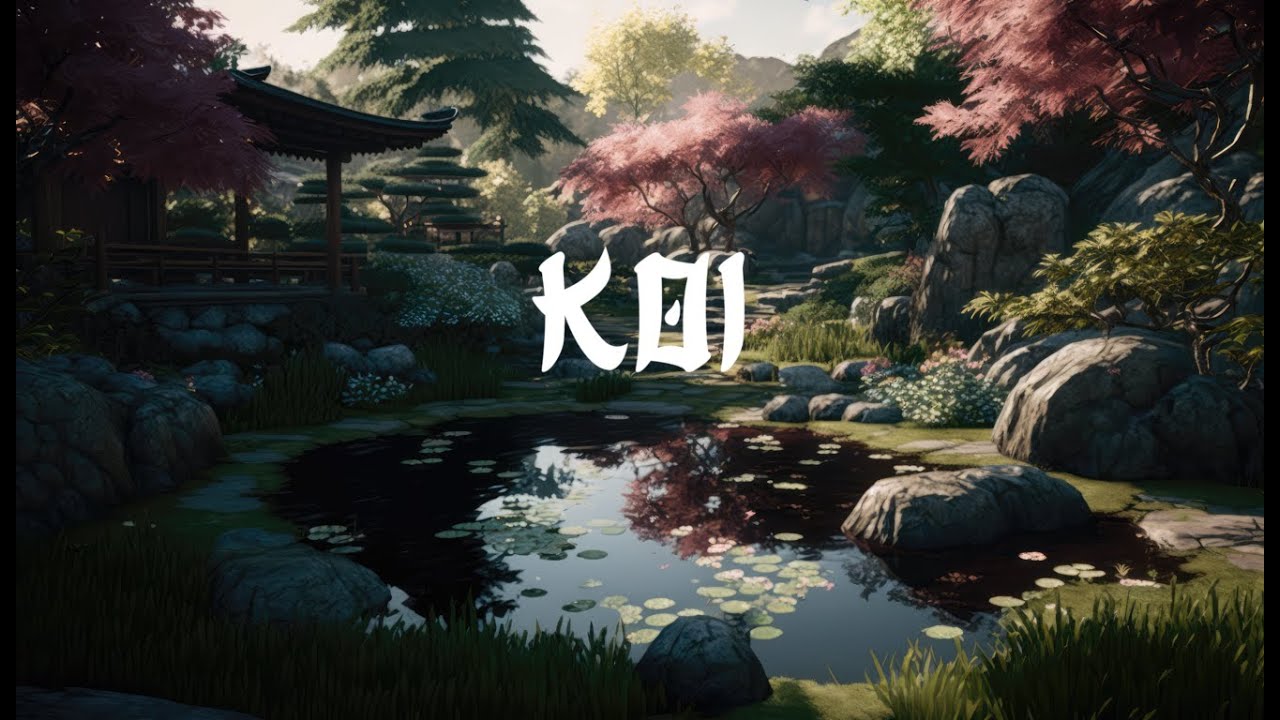 Koi: A Meditative Journey of Tranquility in a Japanese Water Garden ...