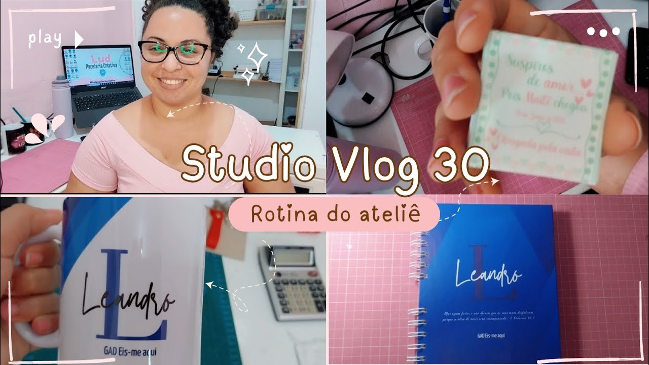 Rotina de Encomendas - Fiz um kit de caderno e caneca - Tags para ...