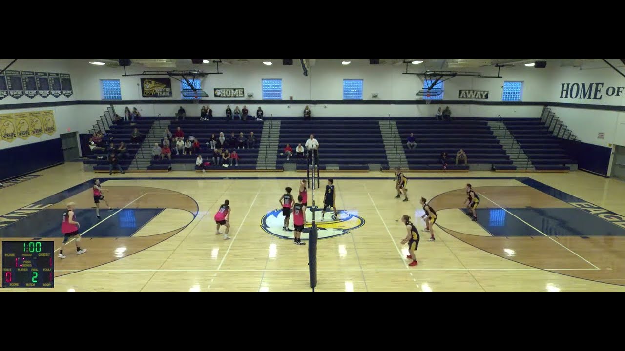 Wayne vs. Midlakes High School Varsity Mens' Volleyball - YouTube