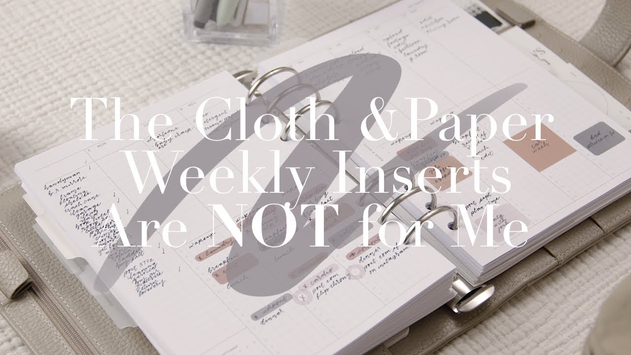 September End-of-Month Planner Flip Through | Why the Cloth & Paper ...