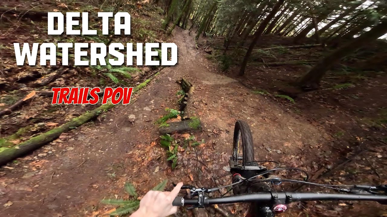 Delta watershed's best trails mtb POV - YouTube