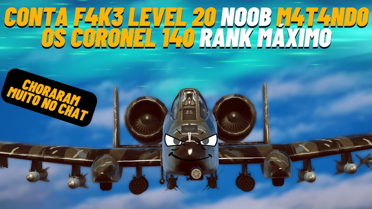 Conta F4K3 Level 20 NOOB 🤣🤣🤣 M4T4ND0 os Coronel 140 rank Máximo ...
