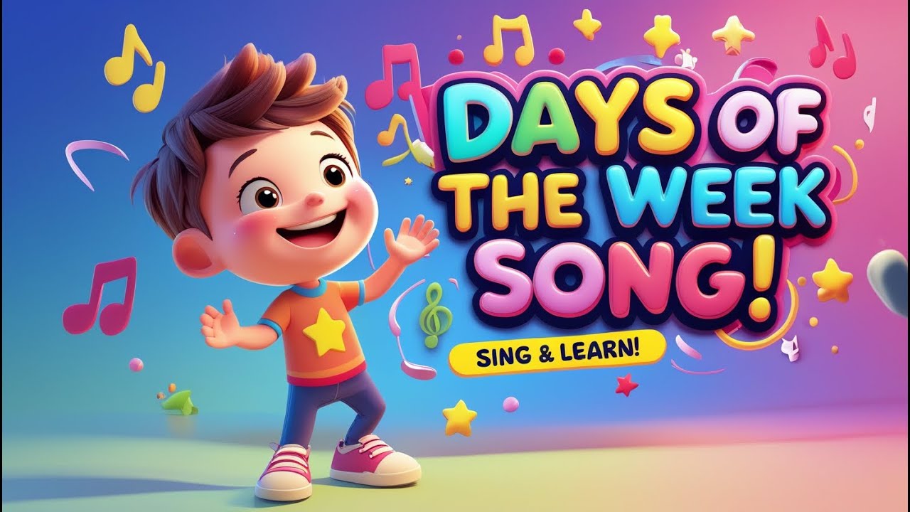 "Days of the Week Song for Kids | Fun & Easy Learning!" - YouTube