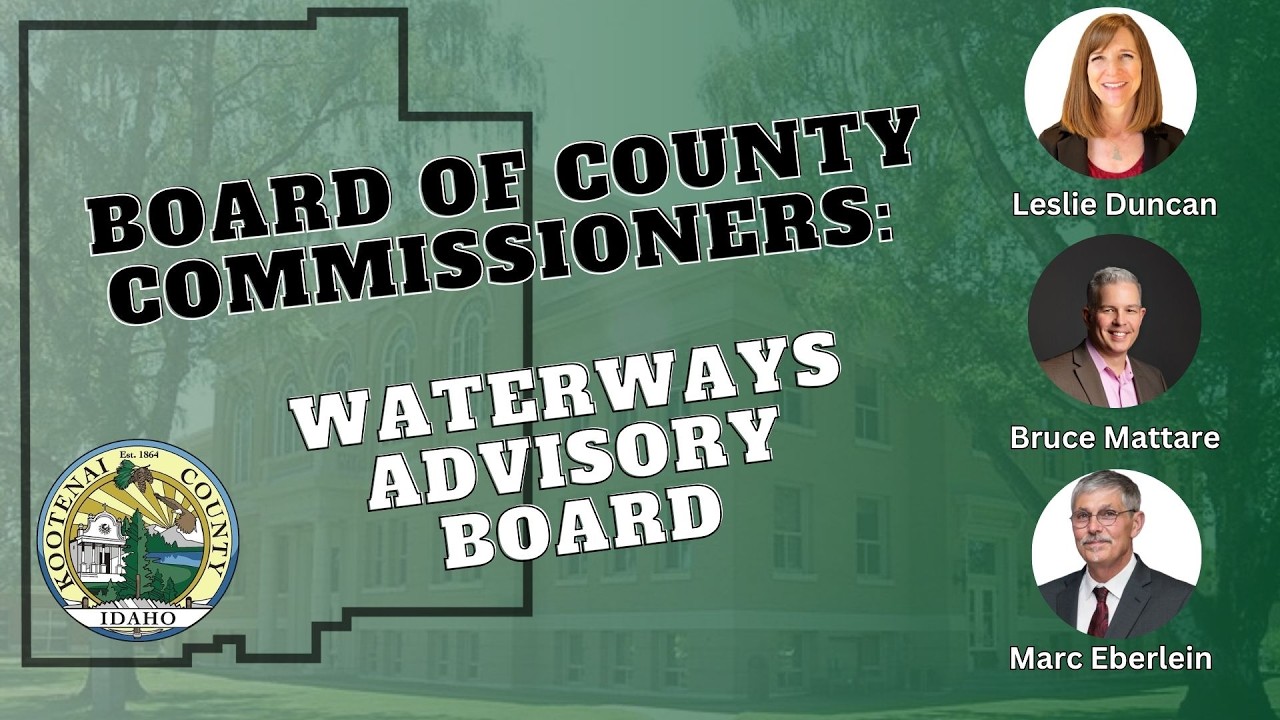 4/8/2025 Board of County Commissioners: Waterways Advisory board - YouTube