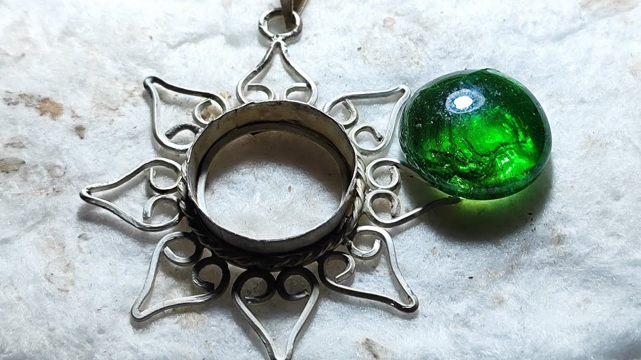 Silver Pendant Making Process | How To Make Silver Pendant - YouTube
