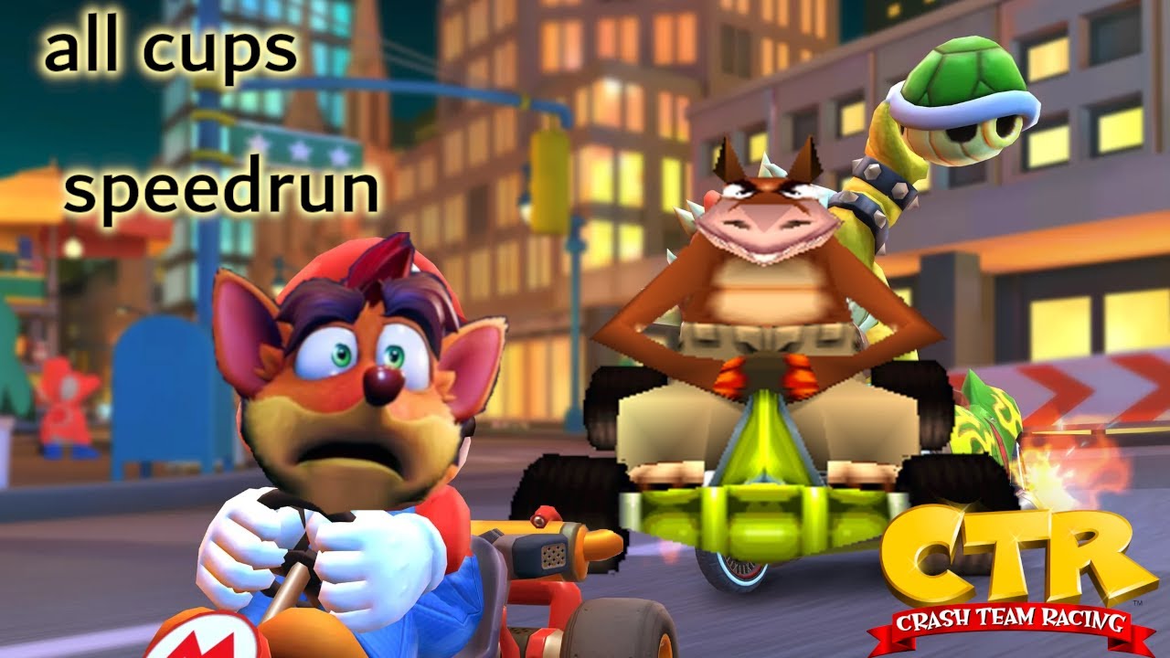 (old) CTR - All Cups Speedrun - Emulator - 44:18 - YouTube