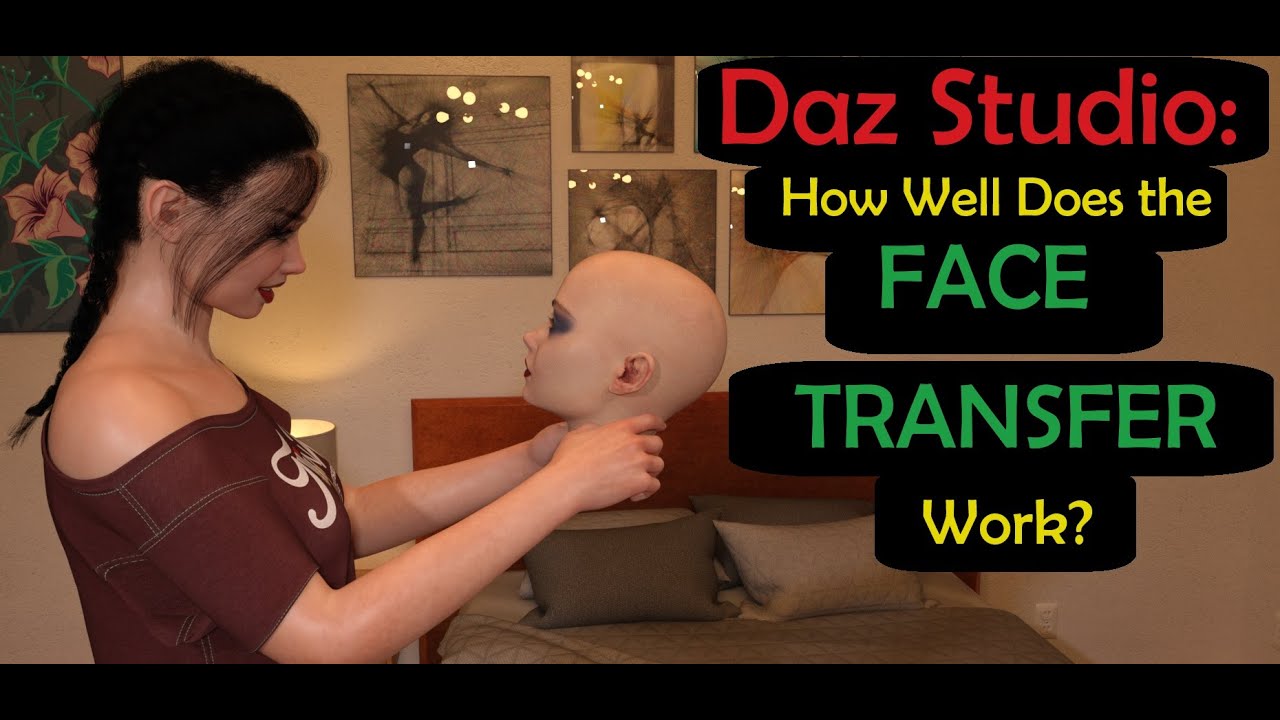 Daz Studio: A Realistic Look at the FaceTransfer Add-on - YouTube